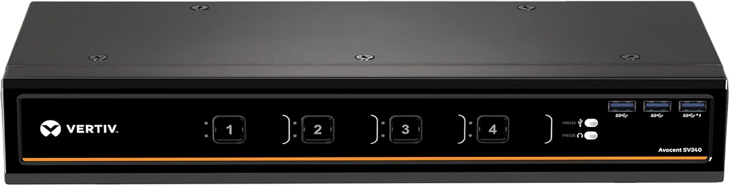 Amazon.com: Vertiv Avocent 4-Port Dual-Head DVI-I 4K Ultra HD KVM ...