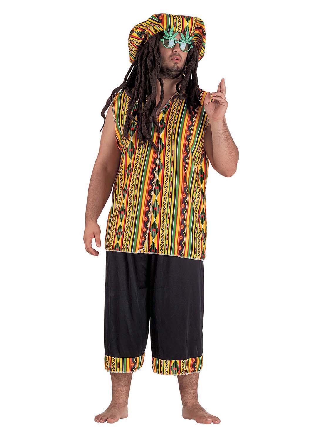 Chiber - Déguisement Jamaïcain Adulte: Amazon.fr: Jeux et Jouets