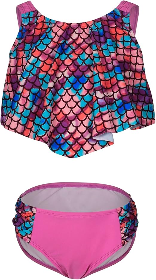Amazon.com: iDrawl Kids Bikini Ruffle Two Piece Swimwear: Clothing