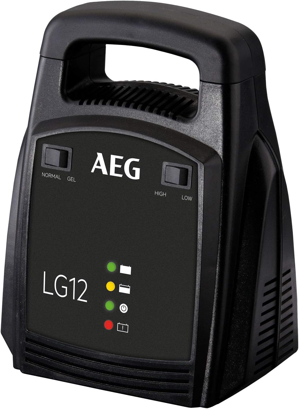 AEG Automotive 10274 Batterieladegerät LG (12 Volt, 12 Ampere, LED ...
