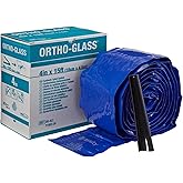 Amazon.com: Ortho-Glass Splint Roll 4 Inch X 15 Foot Fiberglass White ...