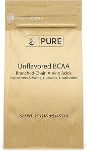 Amazon.com: Pure Original Ingredients Unflavored Instantized BCAA (1lb ...
