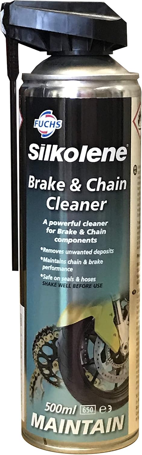 Fuch Silkolene Motorcyle Brake and Chain Cleaner - 500ml: Amazon.co.uk ...