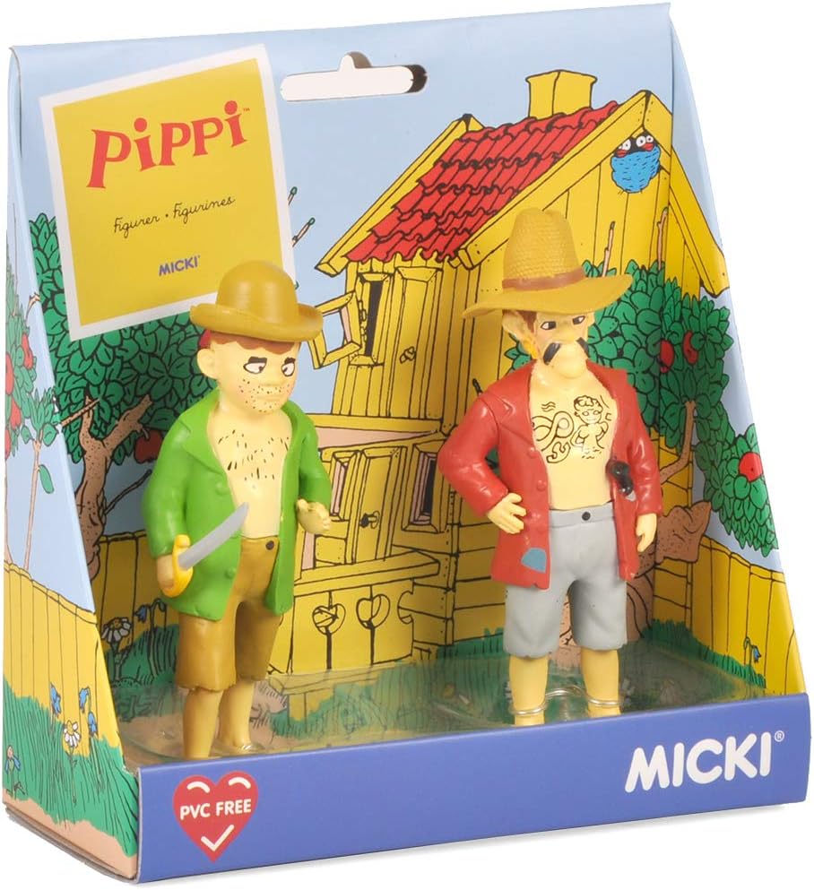 Pippi Longstocking 44-3799-00 Pirate Figure Set, multi colours – BigaMart