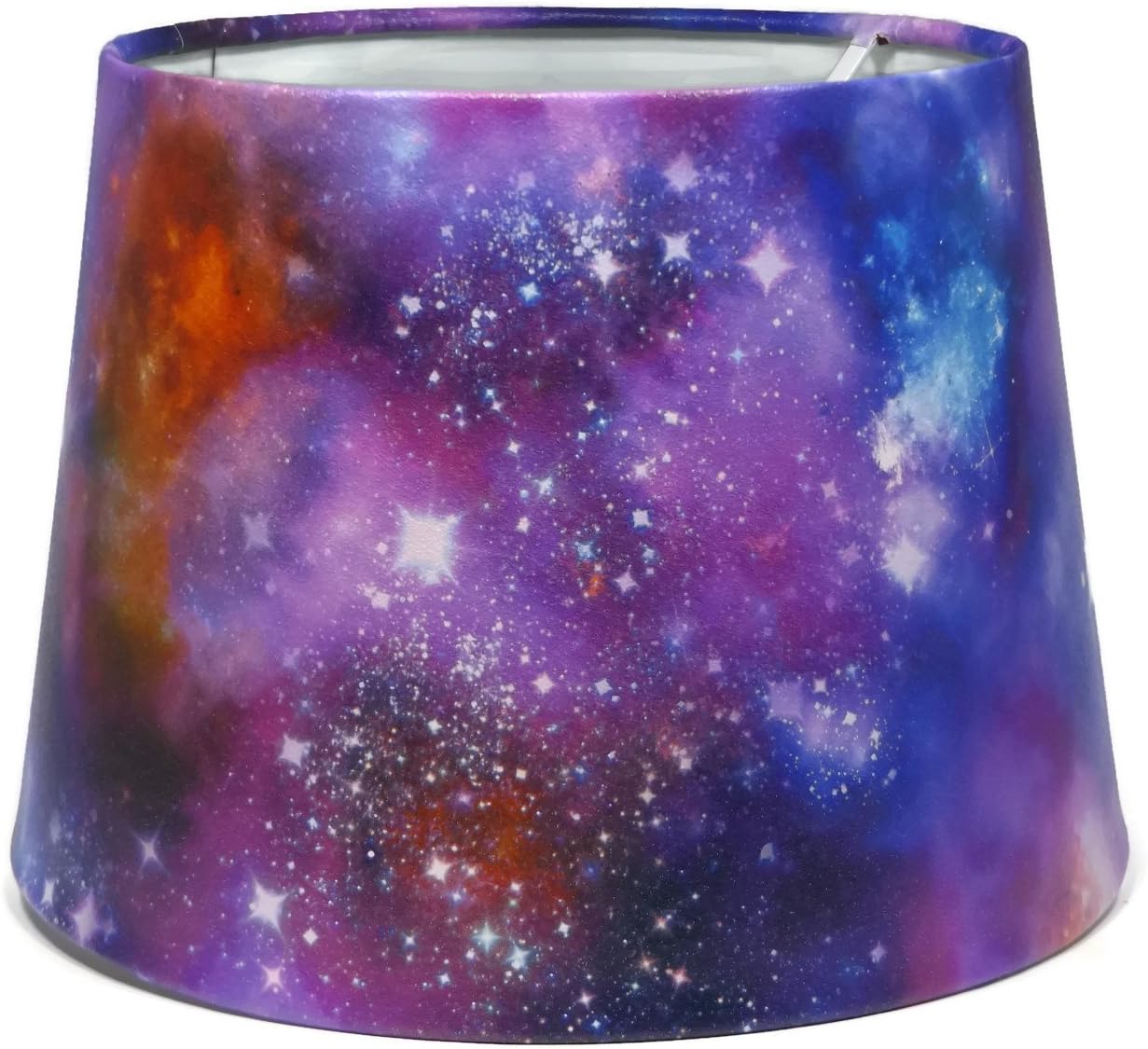 Space Lampshade Ceiling Light Shade Glitter Detail Galaxy Nebula Rocket ...