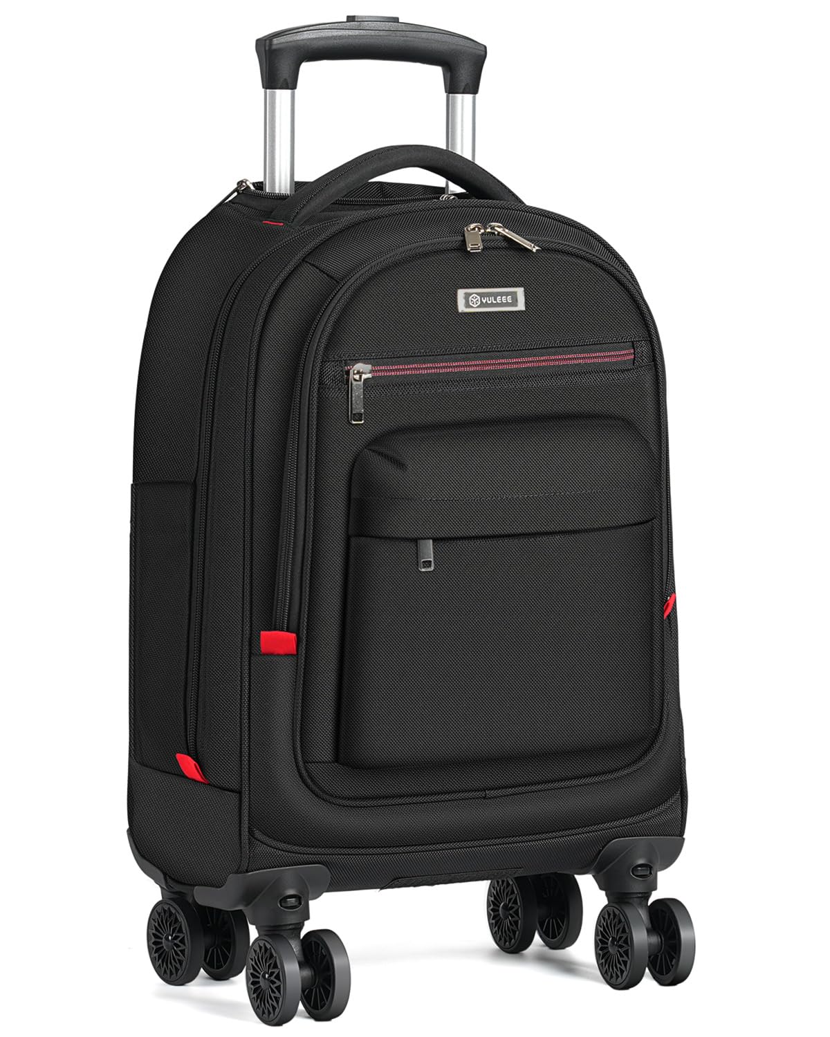 YULEEE Rolling Backpack - 17 Inch Laptop Backpack with 4 Spinner Wheels ...