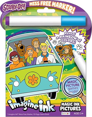Bendon Scooby Doo Imagine Ink | Scooby Doo Coloring Activity Book ...