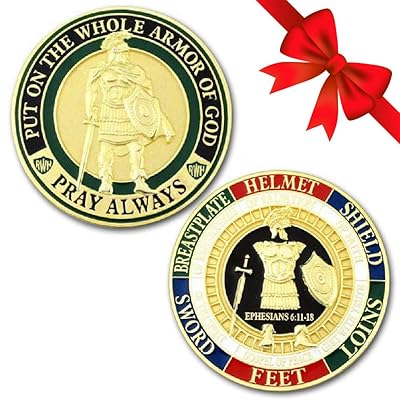 Symbol Arts Armor of God Challenge Coin - Gold Nepal | Ubuy