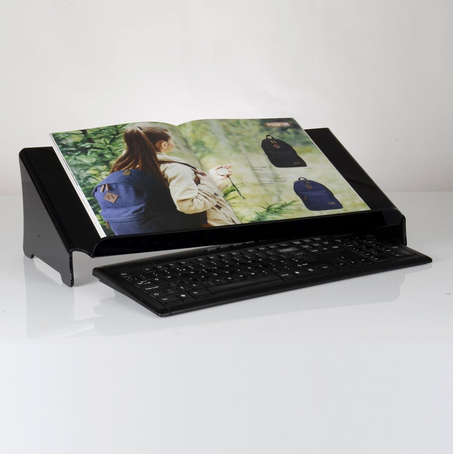 Ergonomic Angled Document Holder Copyholder & Writing Slope Stationery ...