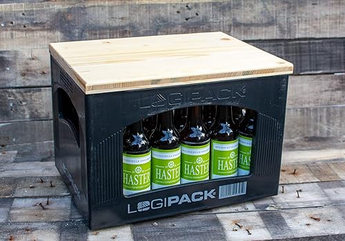 Bierkasten Sitzauflage Bierkisten Sitz aus Holz: Amazon.de: Handmade