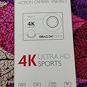 Dragon Touch 4K30fps WiFi Action Camera 16MP Vision3: Amazon.in ...