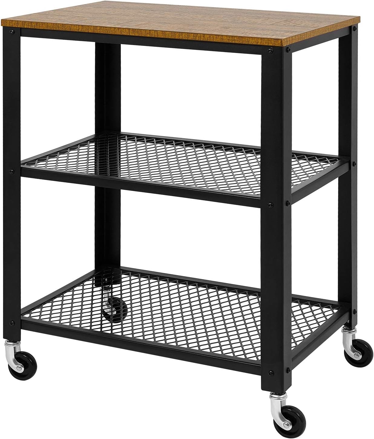 Meerveil Kitchen Trolleys, Bedside Table on Wheels, Multifunction ...