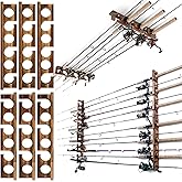 Amazon.com : Ghosthorn Holds Up to 6 Rods Fishing Pole Rod Racks Wall ...