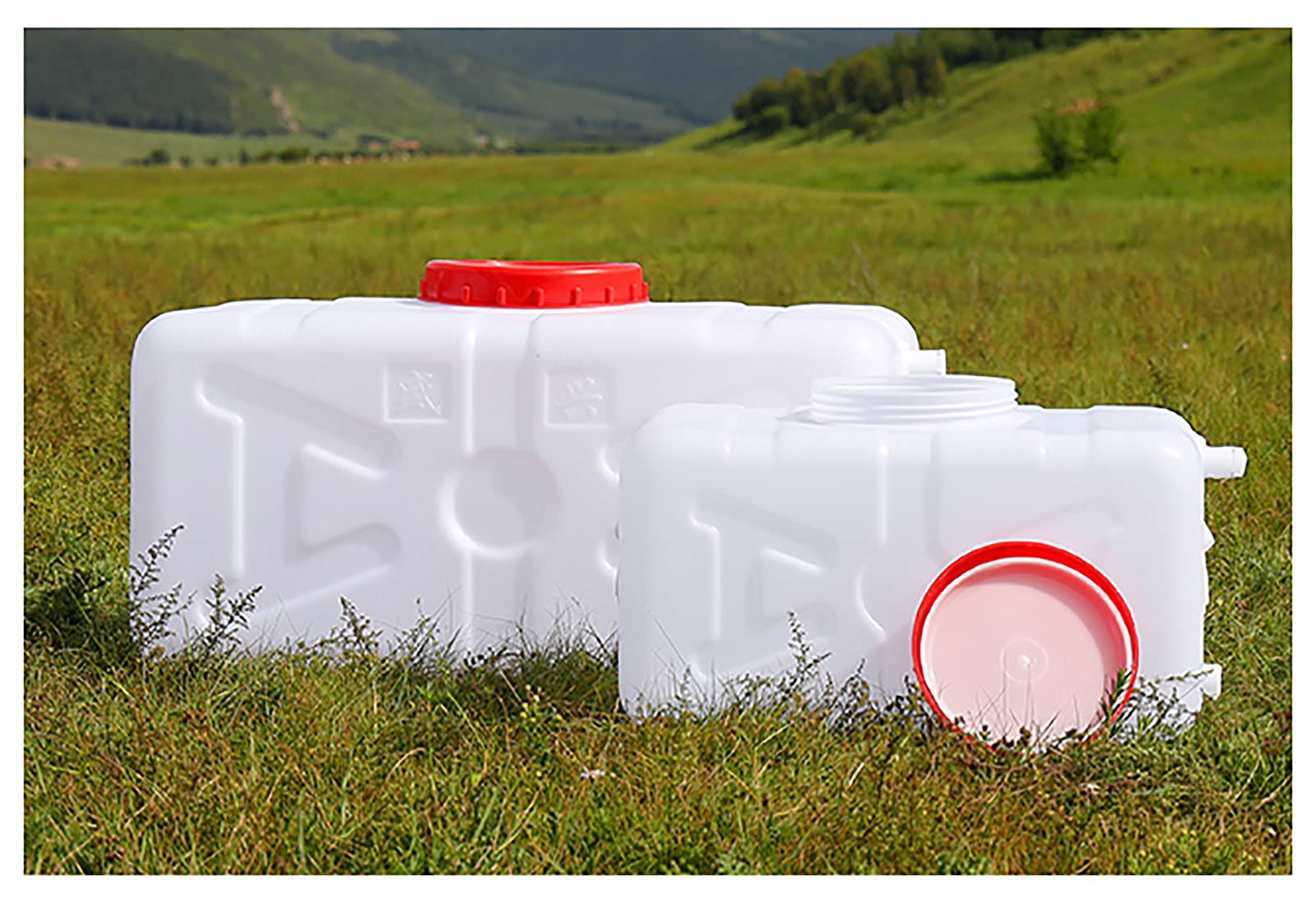 Mua Water Tank Camping Square Barrel Plastic Bucket Outdoor Travel Bucket Camping Water ...
