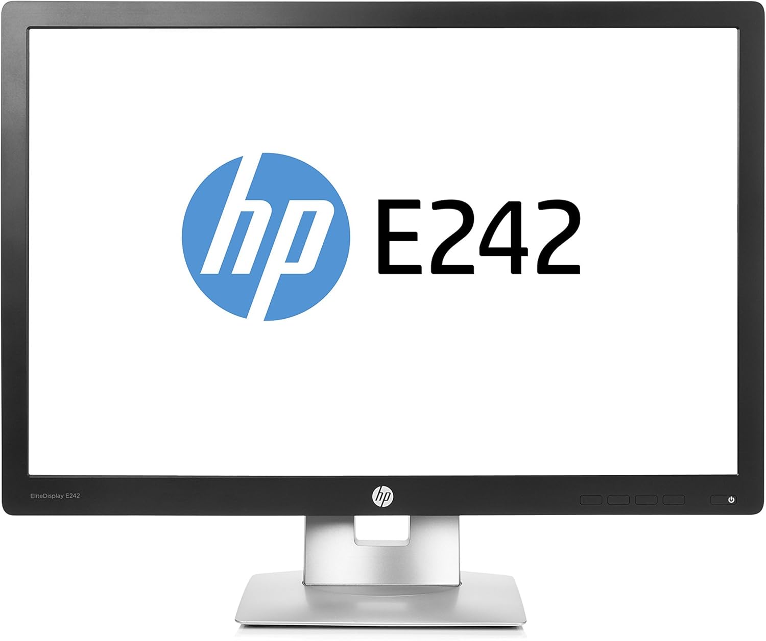 HP EliteDisplay 24-Inch E242 IPS 1920 x 1200 LED Monitor - Black ...
