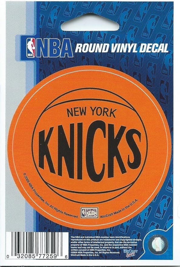 New York Knicks 3" Round Vinyl Decal Sticker Licensed In/Outdoor at ...
