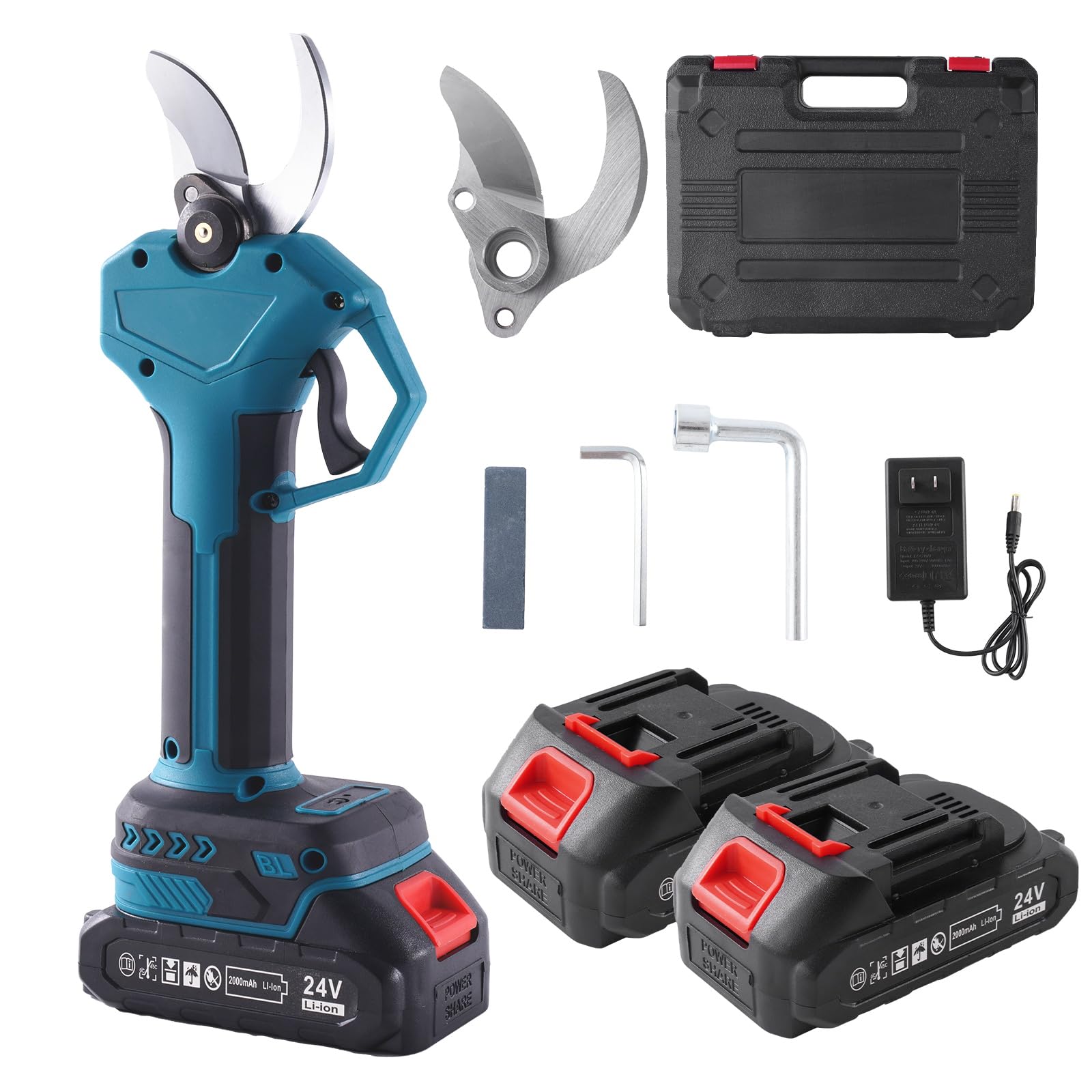 Electric Pruning Shears for Gardening,Battery Powered Pruning Shears ...