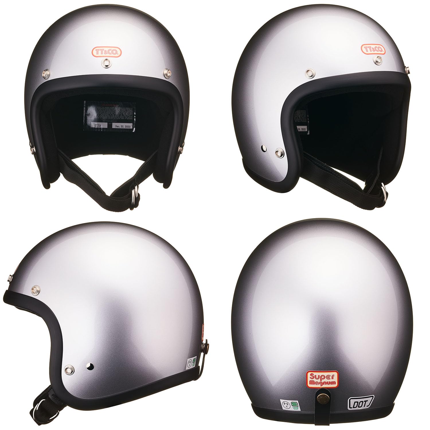 Mua TT&CO. Helmet, Motorcycle, Jet Helmet, Super Magnum, Small Jet ...