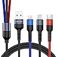Amazon.com: USAMS Multi USB Cable, 10ft Multi Charger Cable Short ...