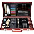 Amazon.com: Professional Art Kit Drawing and Sketching Set 58-Piece ...