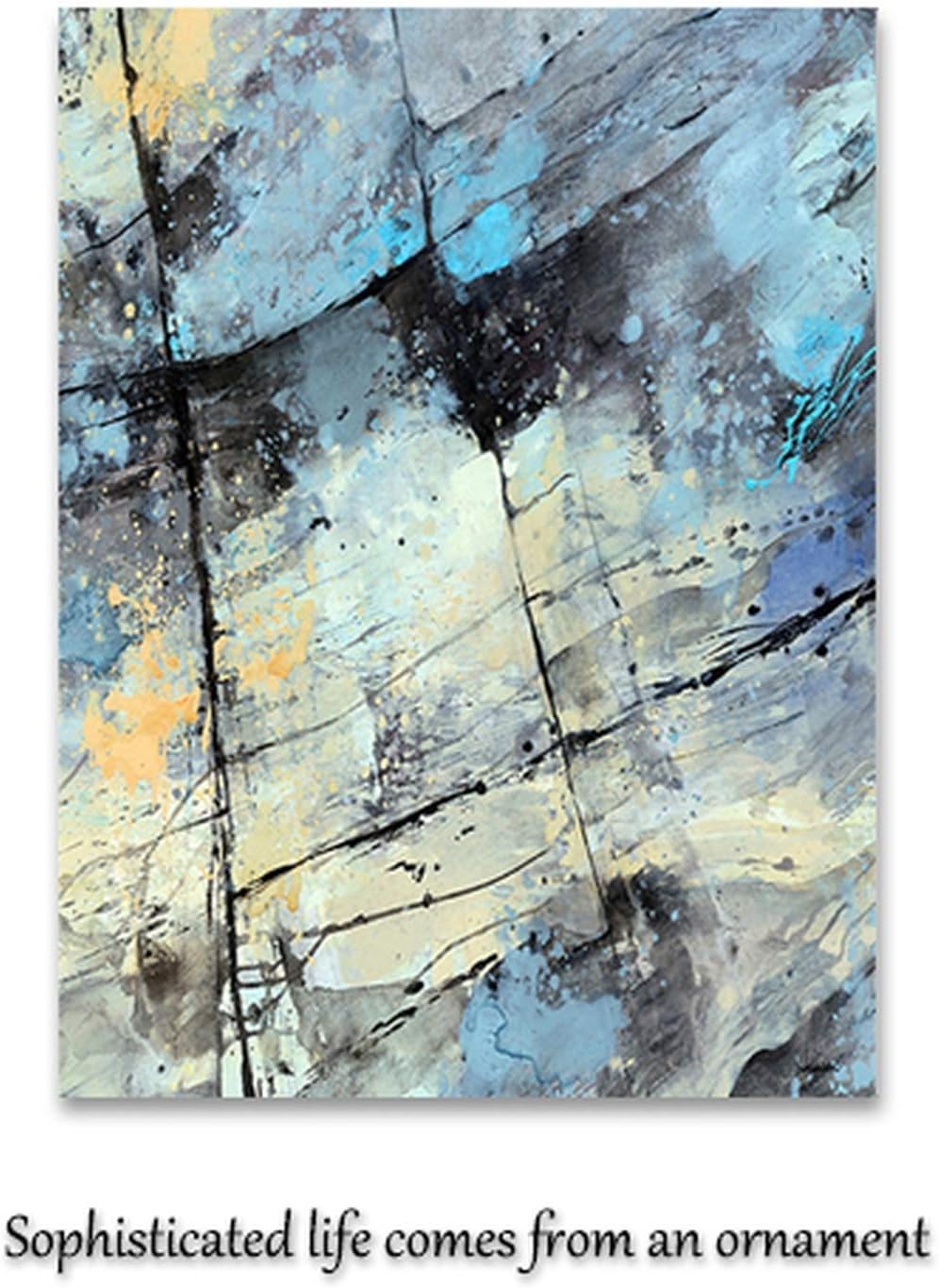 N/A Marmor Korn Riss Poster Und Drucke Wandkunst Leinwand Malerei ...