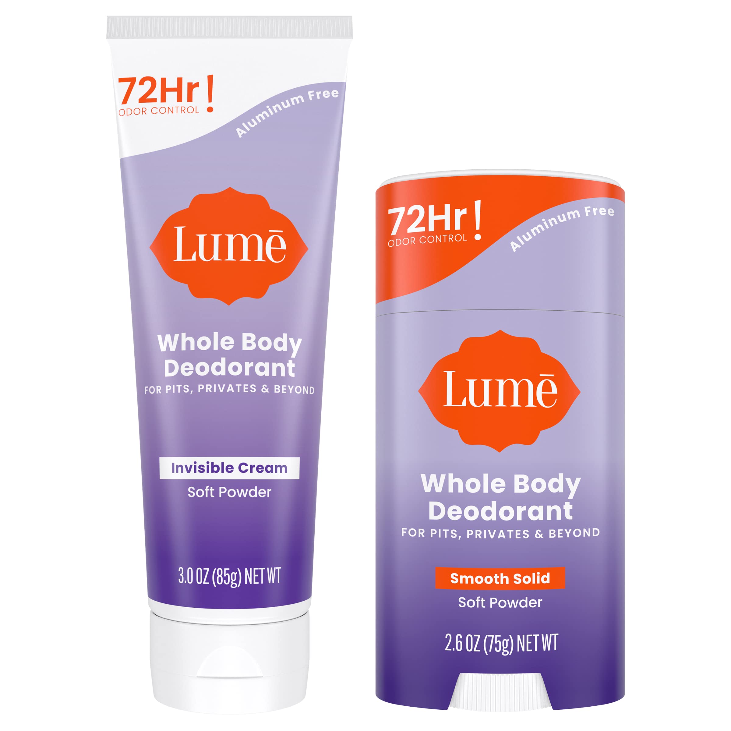 Mua Lume Whole Body Deodorant - Invisible Cream - 72 Hour Odor Control ...