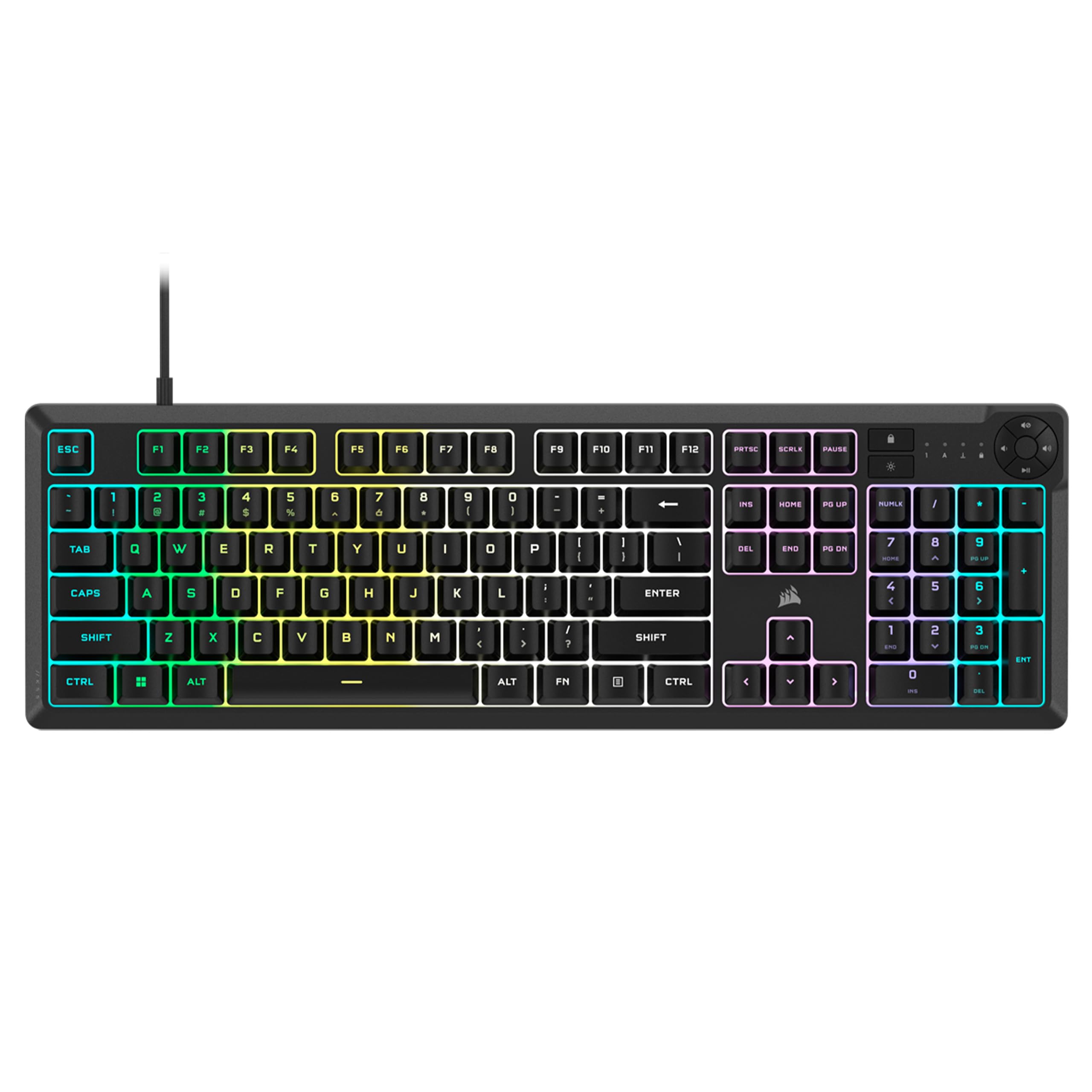 Mua Corsair K55 CORE RGB Membrane Wired Gaming Keyboard – Quiet ...