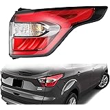 Amazon.com: Dasbecan Left Driver Side Tail Light Assembly with Bulb Compatible with Ford Escape ...
