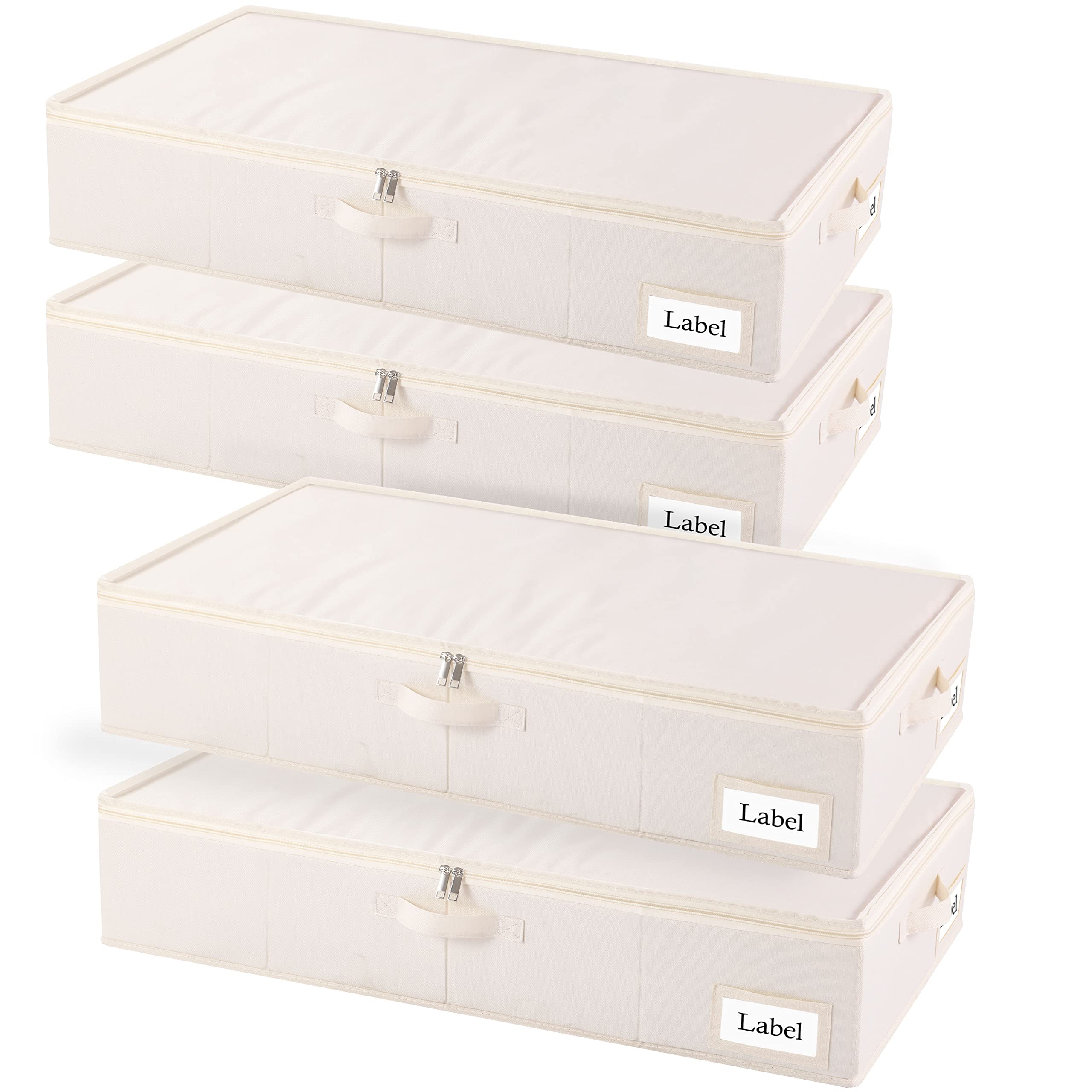 Yawinhe Foldable Underbed Storage Bags, Containers Bin with Lids, Large ...