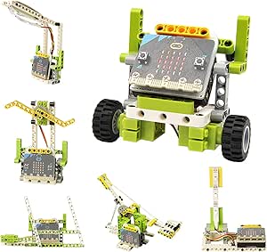 Amazon.com: ELECFREAKS microbit Ring:bit 6-in-1 Building Bricks Kit ...