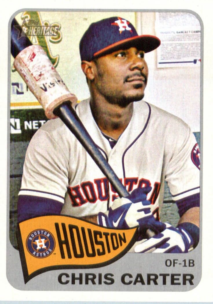 Amazon.com: 2014 Topps Heritage Baseball Card #39 Chris Carter MINT ...