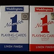 Classic Gold Waddingtons Number 1 Playing Cards: Amazon.co.uk: Toys & Games