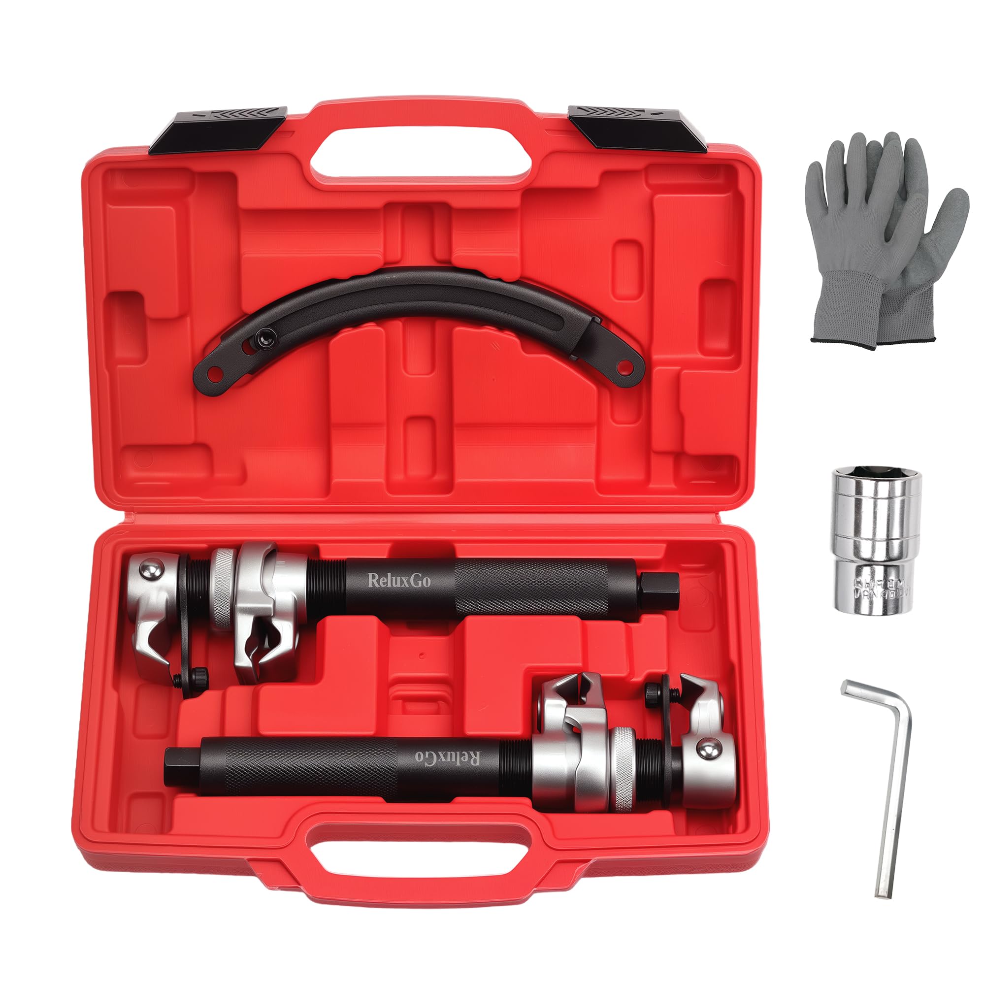 ReluxGo Coil Spring Compressor Tool Automotive 2 pcs Heavy Duty ...