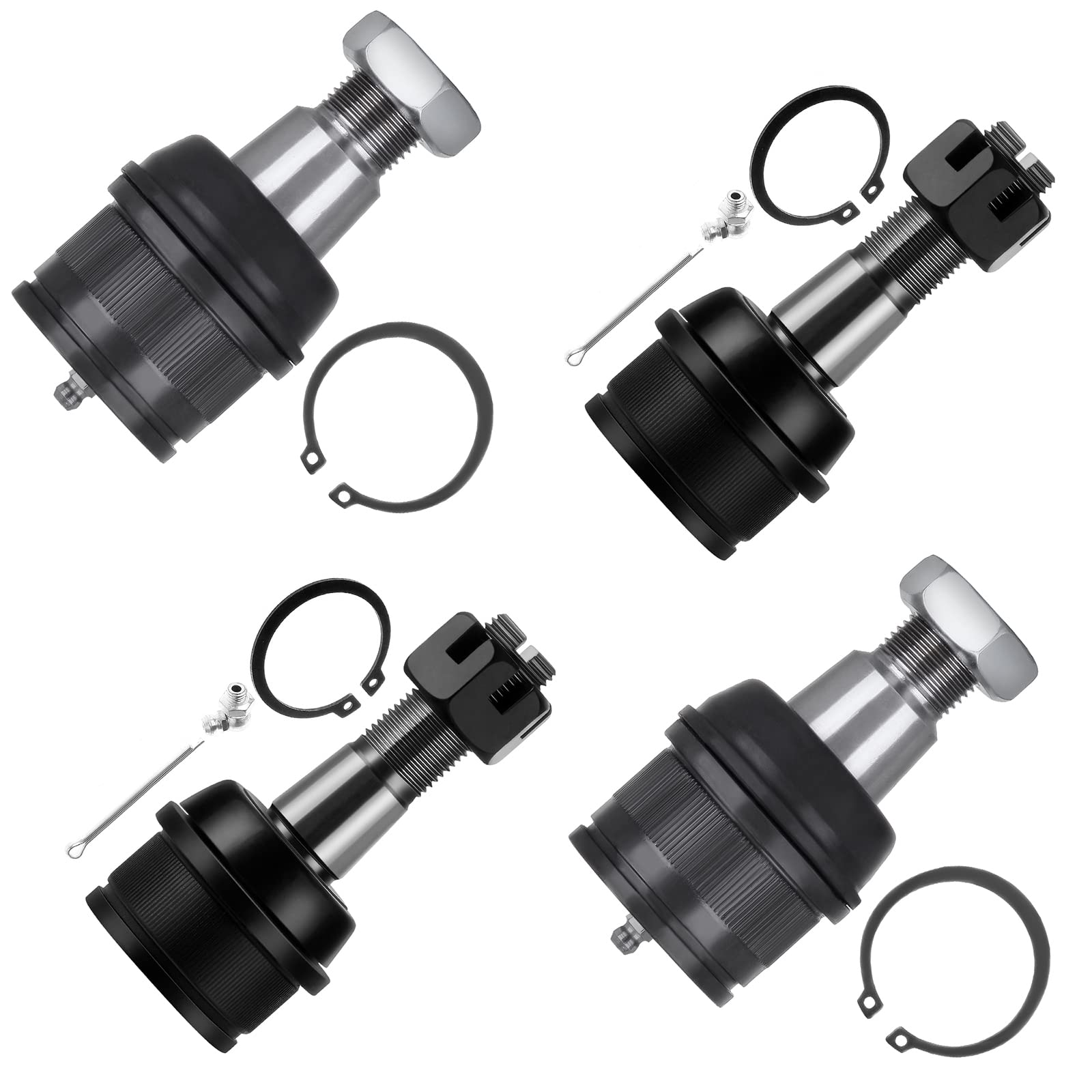 SCITOO 4pcs 4WD Suspension Kit Front Lower Upper Ball Joints Fit 1994 ...