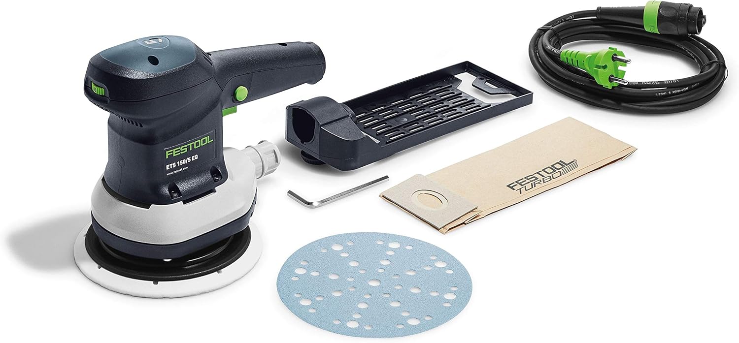 Ponceuse excentrique Festool ETS150/5EQ 310W 575057 Noir/vert: Amazon ...