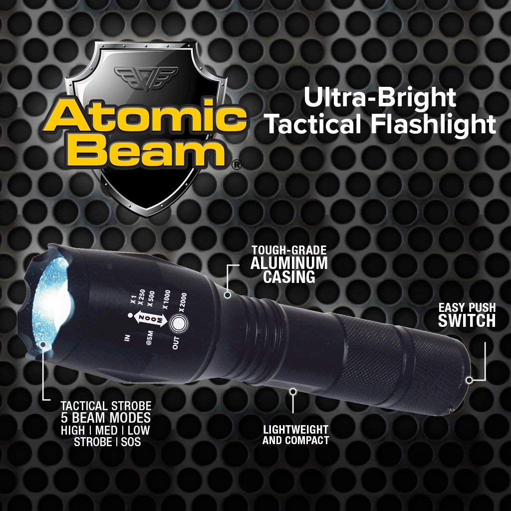 Mua Atomic Beam LED Flashlight Original by BulbHead, 5 Beam Modes ...