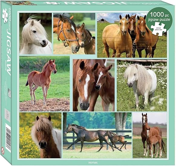 Pferdepuzzle - Horses - Puzzle 1000 Teile: Amazon.de: Spielzeug
