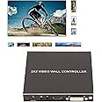 Amazon.com: Video Wall Controller, 4K HD Display Seamless Splicing Processor with RS232, HDMI ...