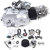 Amazon.com: X-PRO 125cc 4-stroke ATV Engine Semi-Auto Transmission w/Reverse, Electric Start ...