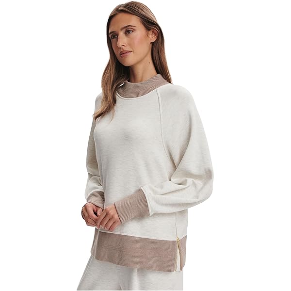 Varley Women's Lowry Sweat, Olive Marl at Amazon Women's Clothing