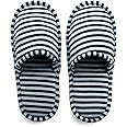 Amazon.com: Foldable Travel Slippers Spa Hotel Slippers for Women and ...