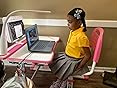 Amazon.com: Artist Hand Kids Study Desk and Chair Set,Adjustable Girls ...