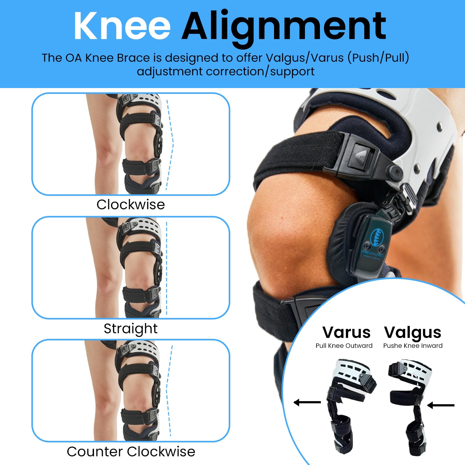Mua Comfyorthopedic UPGRADED OA Medial Unloader Knee Brace for Men and ...