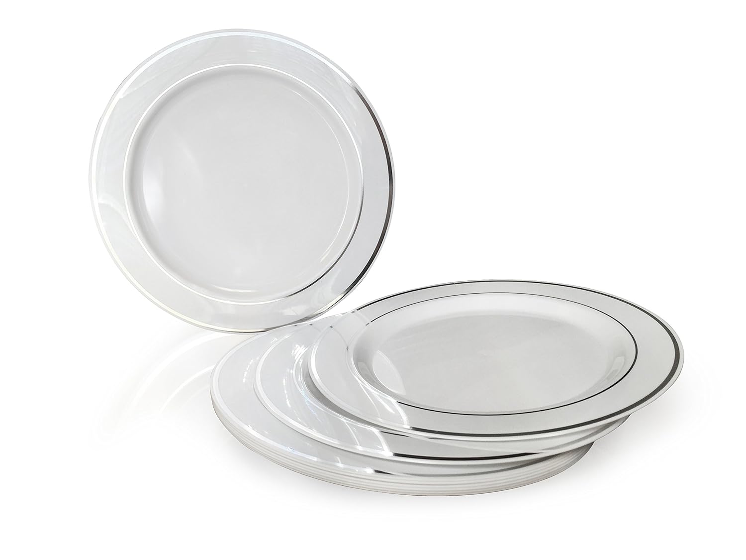 Amazon.com: " OCCASIONS" 240 Plates Pack, Heavyweight Wedding Party ...