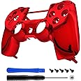 Amazon.com: eXtremeRate Chrome Red Edition Custom Front Housing Shell ...