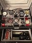 Amazon.com: BEWISHOME Watch Box Organizer with Valet Drawer - Real ...