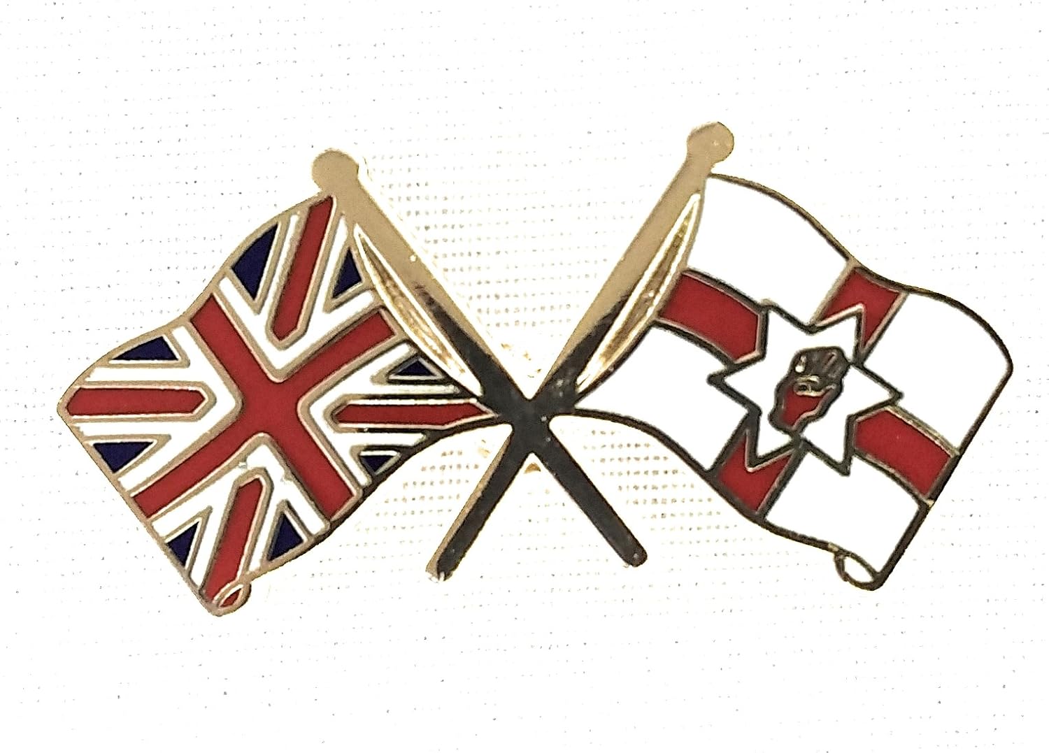 Tradition Union Jack and Northern Ireland Pin Badge - Ulster Lapel ...