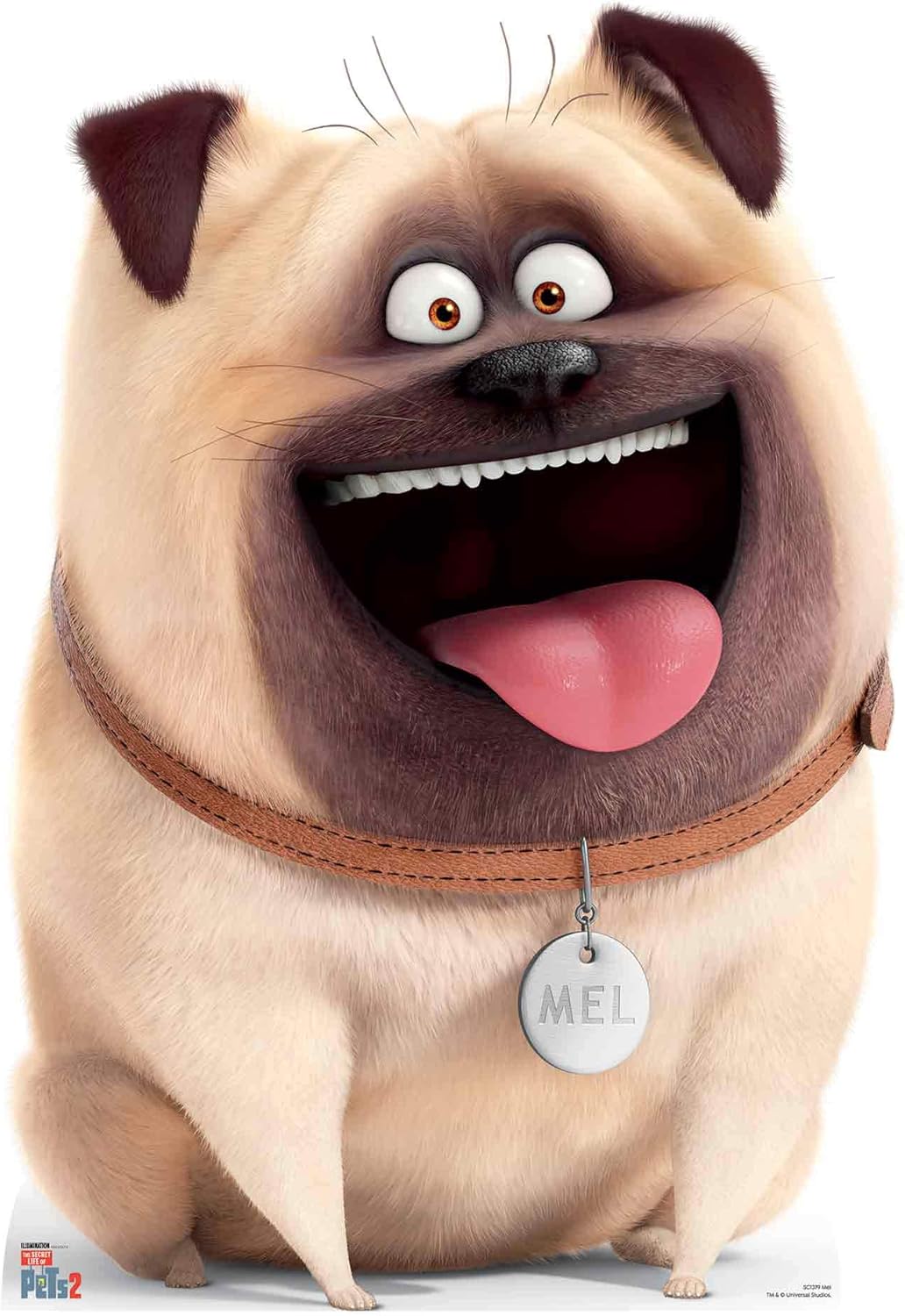 Star Cutouts Ltd SC1379 Mel Pug Dog Secret Life of Pets Lifesize ...