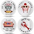 Amazon.com | Friends Theme Merchandise Decor,7 Inch Ceramic Appetizer ...