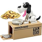 Amazon.com : My Dog Piggy Bank - Robotic Coin Munching Toy Money Box ...